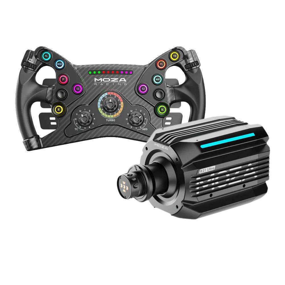 Shop MOZA R21 Ultra Direct Drive Wheelbase Bundle — Gamer Gear Direct